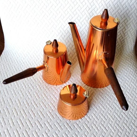 Dining | Midcentury Copper Coffee Set | Poshmark